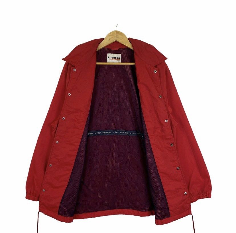 Up Renoma Big Logo Coach Jacket, Women's Fashion, Coats, Jackets and Outerwear on Carousell
