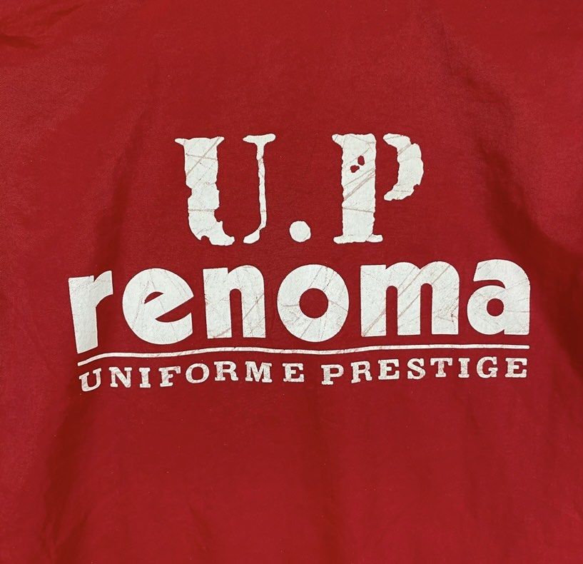 Up Renoma Big Logo Coach Jacket, Women's Fashion, Coats, Jackets and Outerwear on Carousell