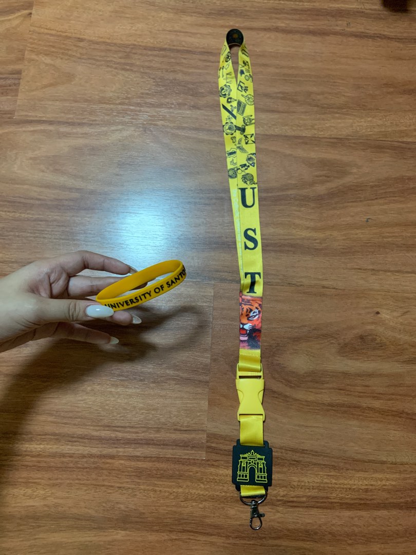 UST Reversible Lanyard with Matching Wristband on Carousell