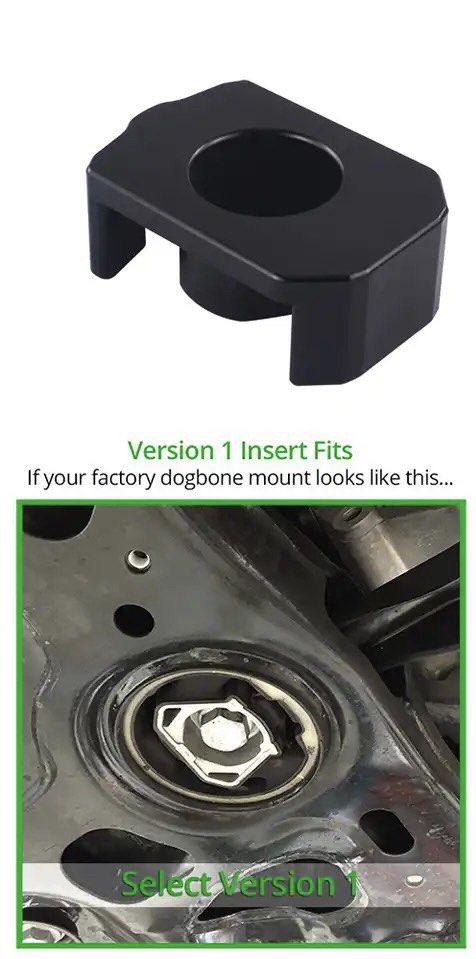 VAG Billet Aluminum MQB Dogbone Mount Insert, Car Accessories ...