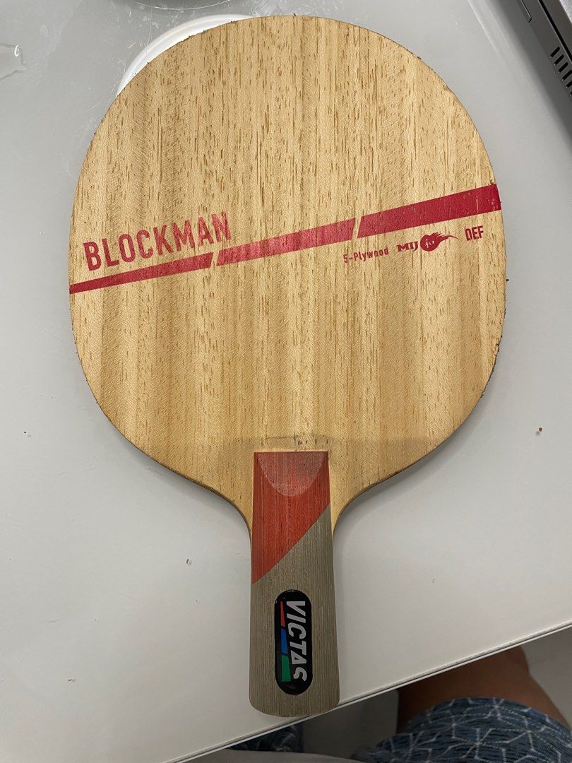 Victas Blockman table tennis blade, Sports Equipment, Sports & Games, Racket & Ball Sports on ...