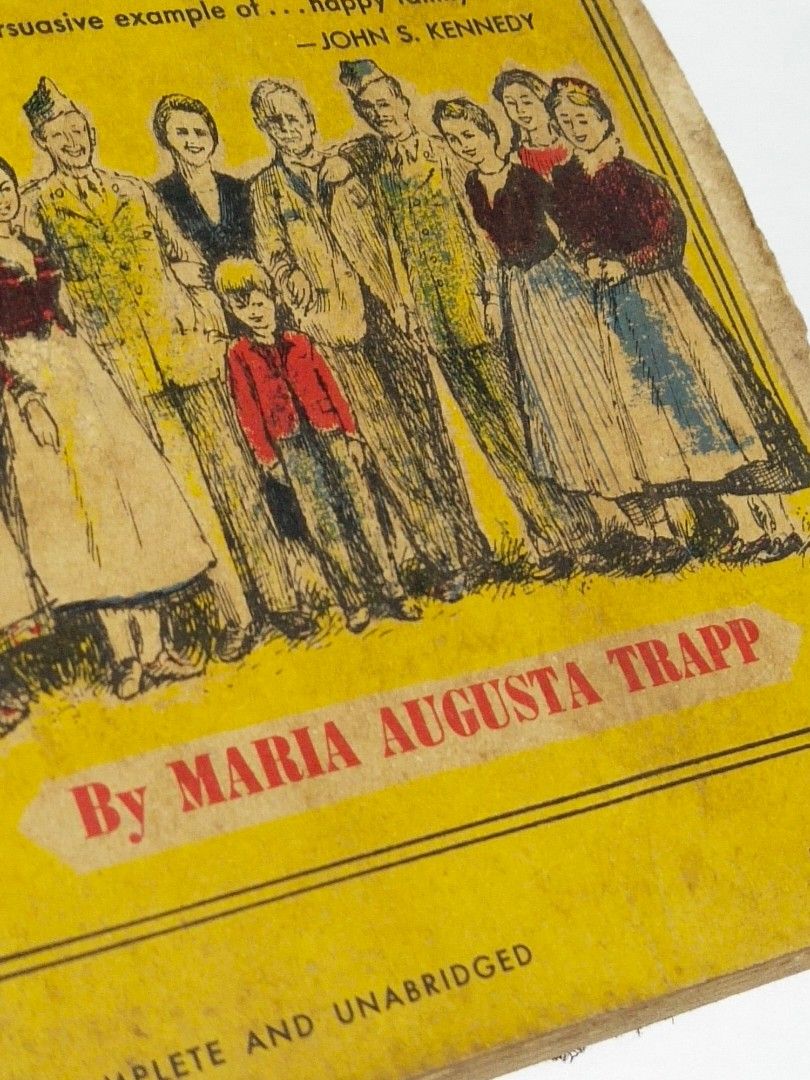 vintage book "The Story of the Trapp Family Singers"/Maria Augusta ...