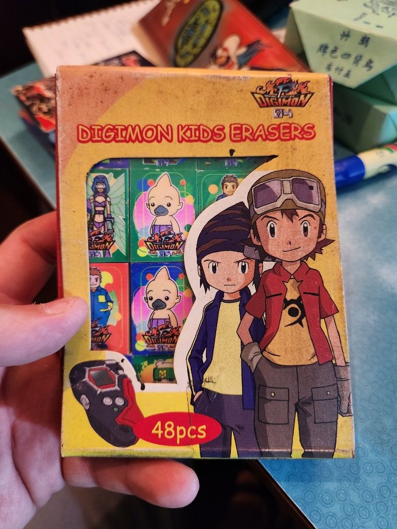 Vintage Digimon Erasers, Hobbies & Toys, Stationery & Craft, Other ...