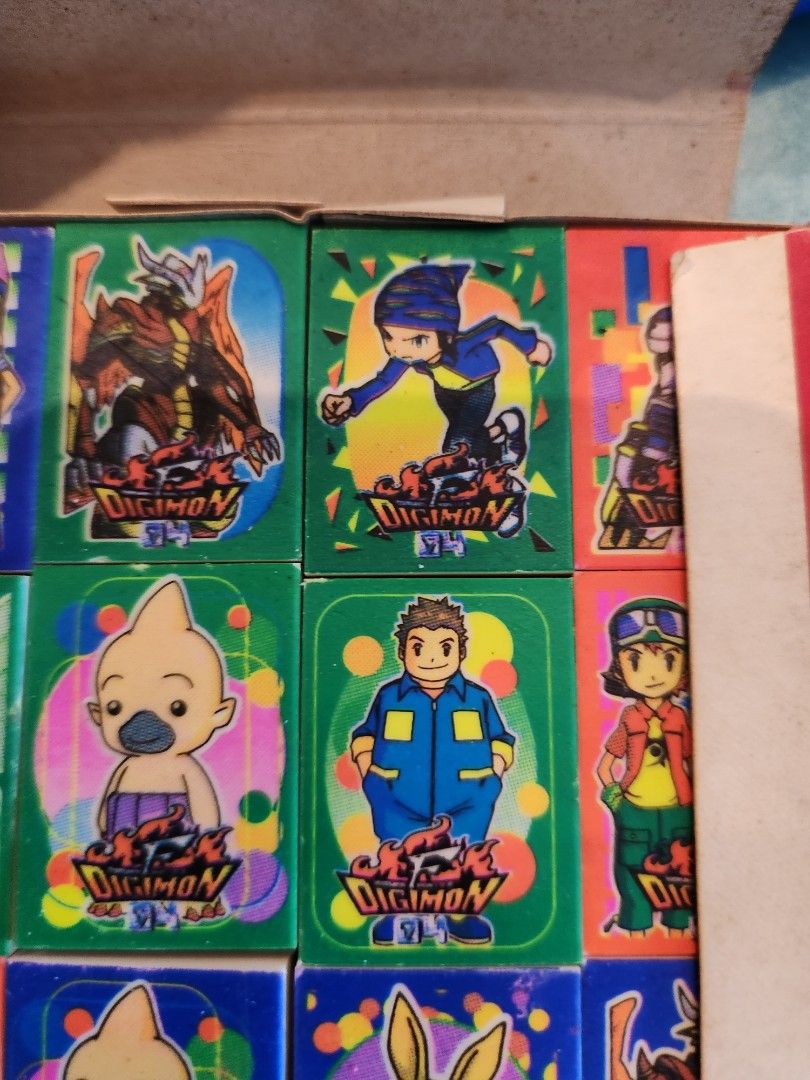 Vintage Digimon Erasers, Hobbies & Toys, Stationery & Craft, Other ...