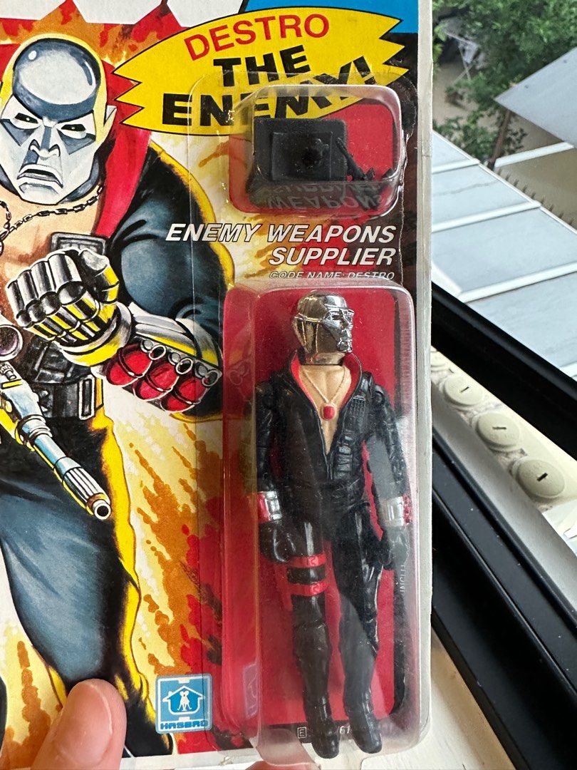 Vintage GI Joe Destro OG card and bubble (resealed), Hobbies & Toys ...