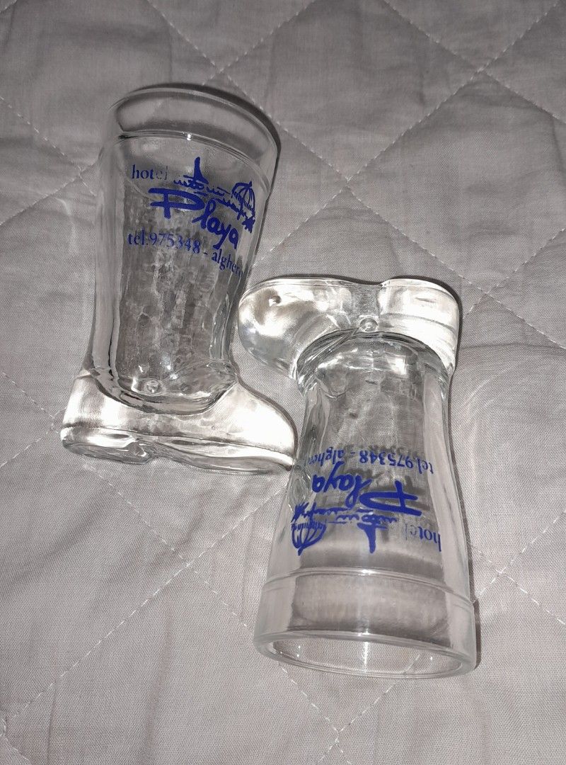 Vintage MOD DEP Glass Boot Shot Glass, Hobbies & Toys, Collectibles ...