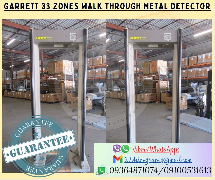 Walk Through Garrett Metal Detector 33 Zones Detection, Furniture ...