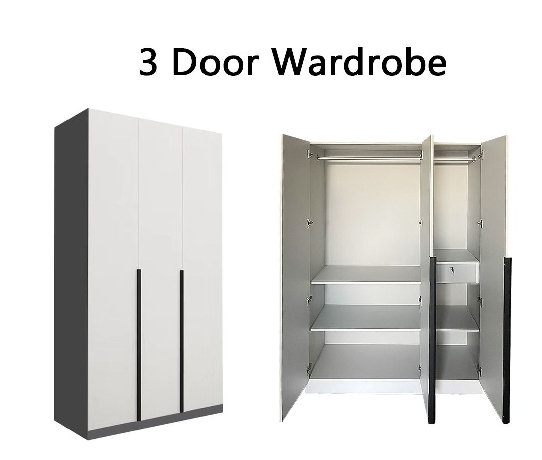 Wardrobe 2/3/4 Door Wardrobe Nice ! Storage Cabinet Cloth Shelf New ...