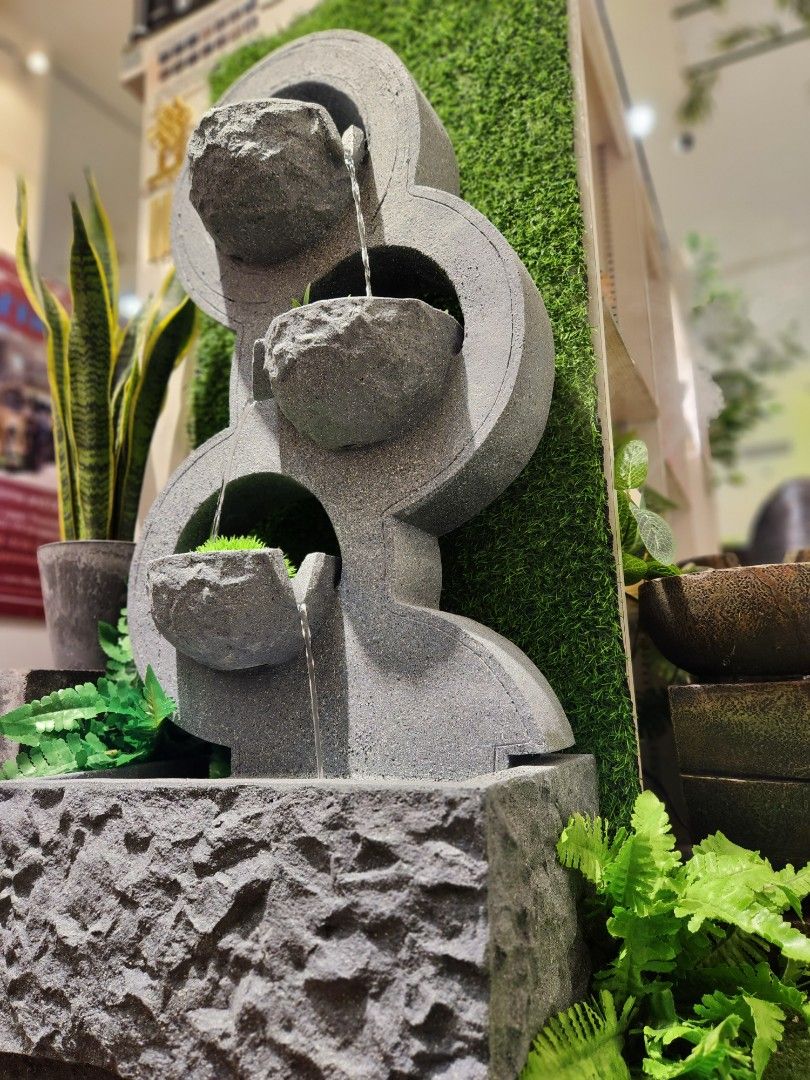 Water fountain infinity huat figure 8, Furniture & Home Living, Outdoor ...