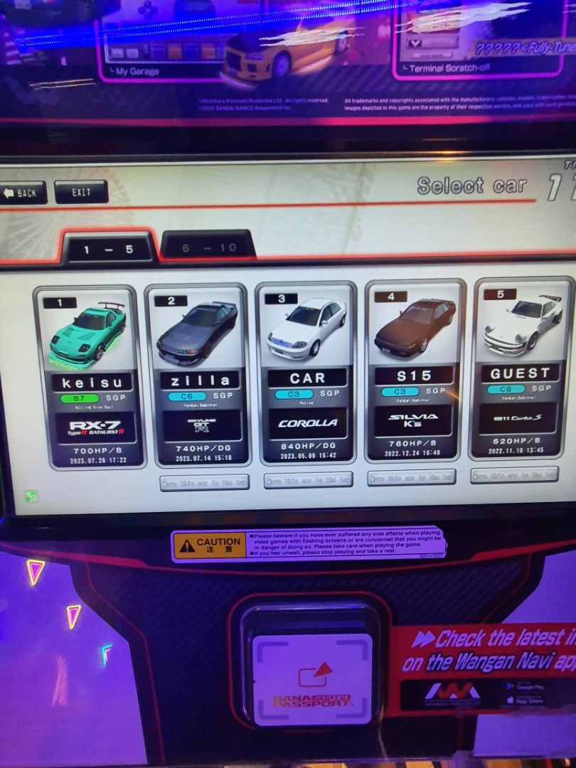 Wangan card (wmmt), Video Gaming, Gaming Accessories, Game Gift Cards ...