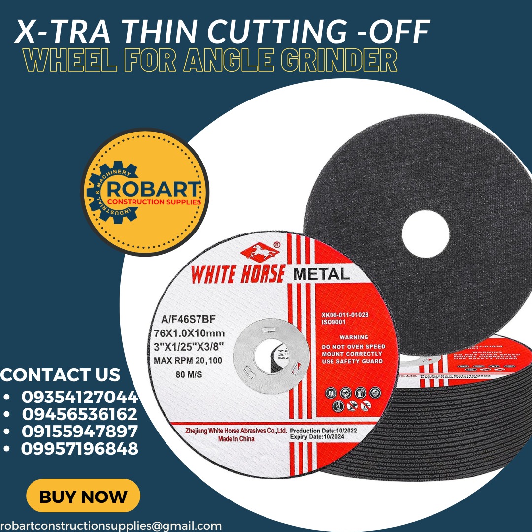 X-TRA THIN CUTTING - OFF WHEEL FOR ANGLE GRINDER on Carousell