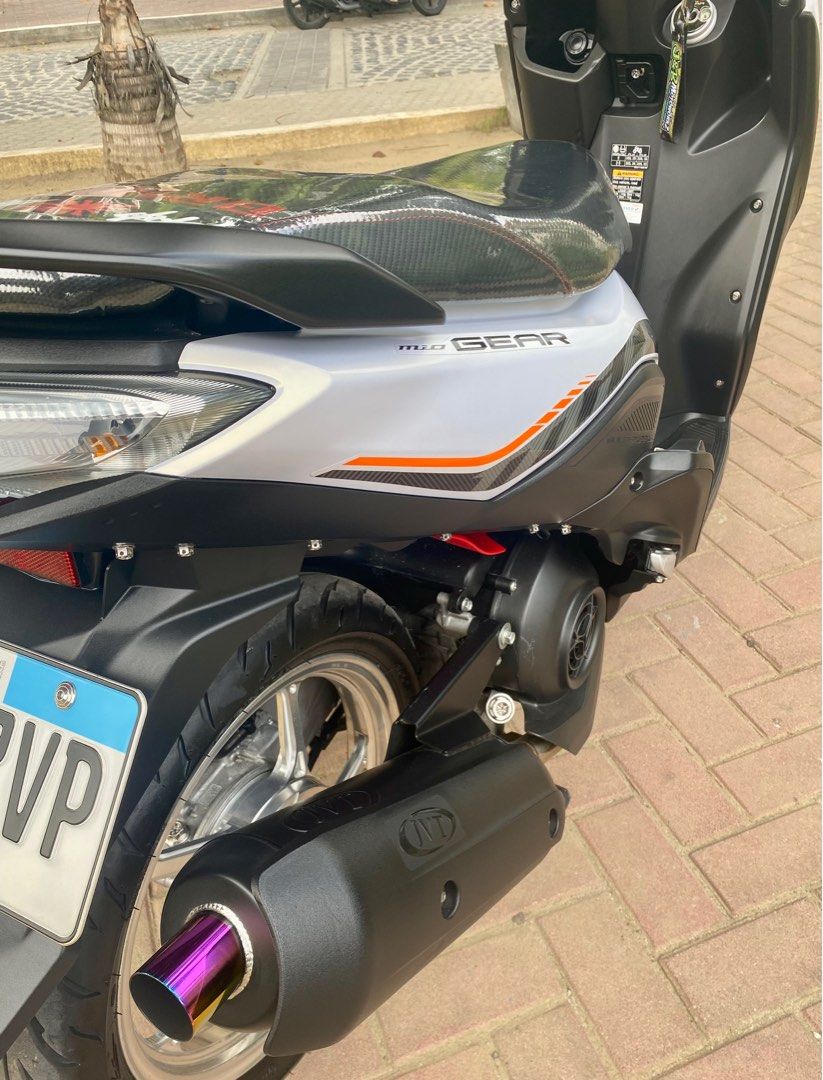 Yamaha Mio Gear 125 2021 Pearlwhite Loaded Accesories Low odo RUSH ...