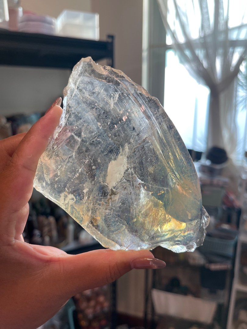 Yellow Opalised Obsidian (RARE), Hobbies & Toys, Memorabilia ...