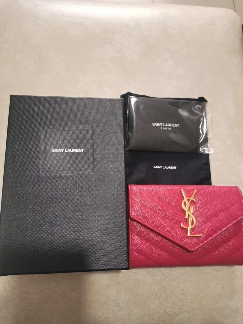 YSL Wallet, Luxury, Bags & Wallets on Carousell