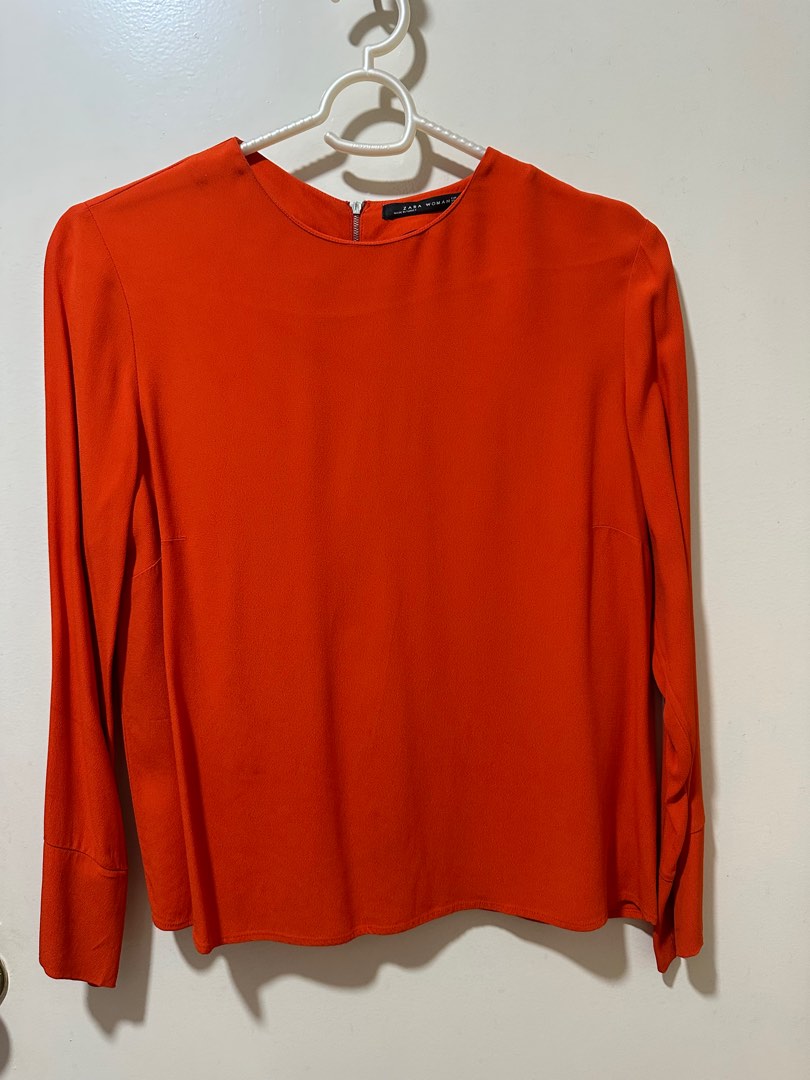 Zara Red Top on Carousell