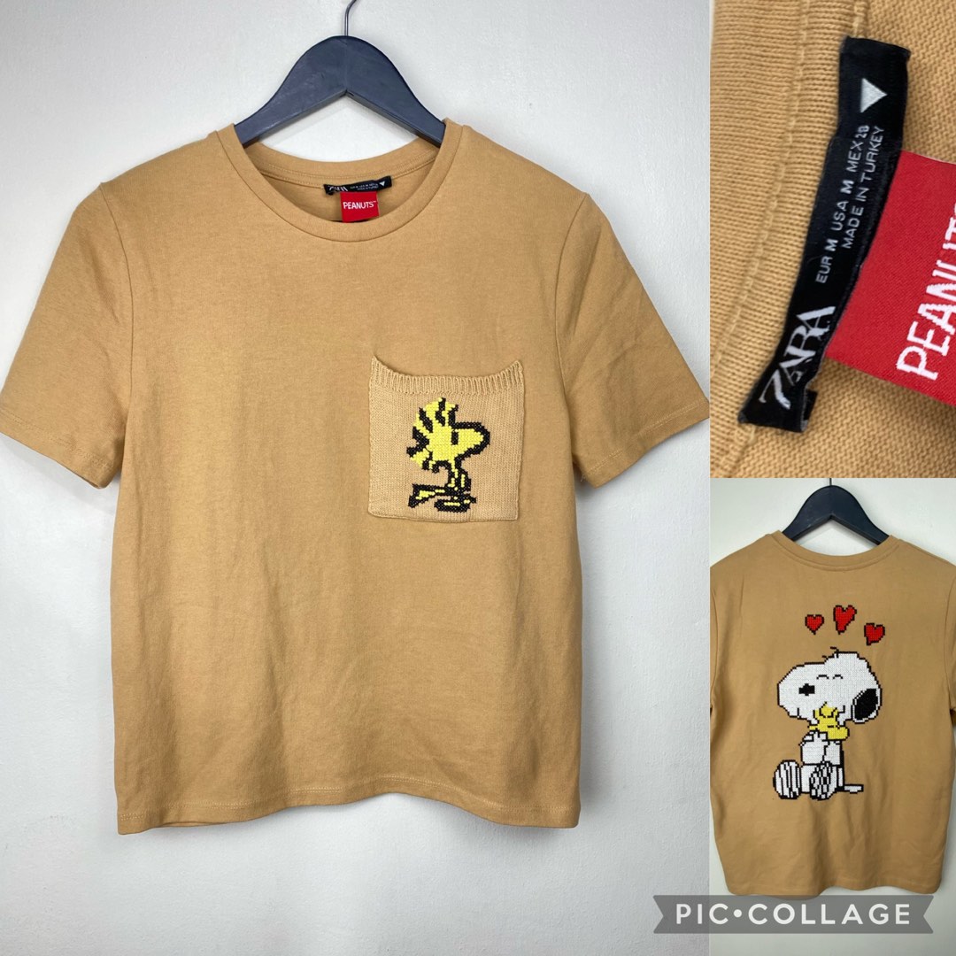 ZARA x PEANUTS SNOOPY TOP on Carousell
