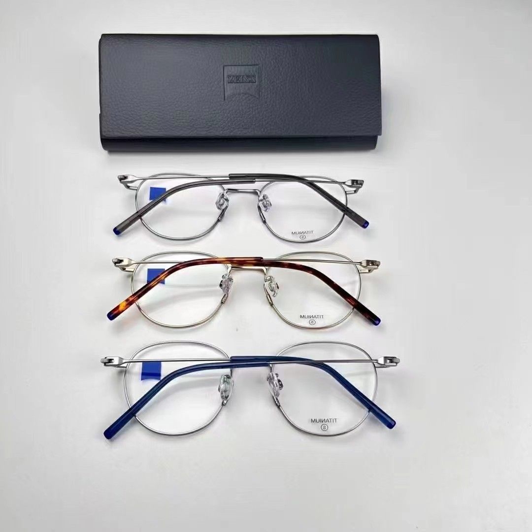 Zeiss titanium eyewear glasses spectacles, Men's Fashion, Watches ...