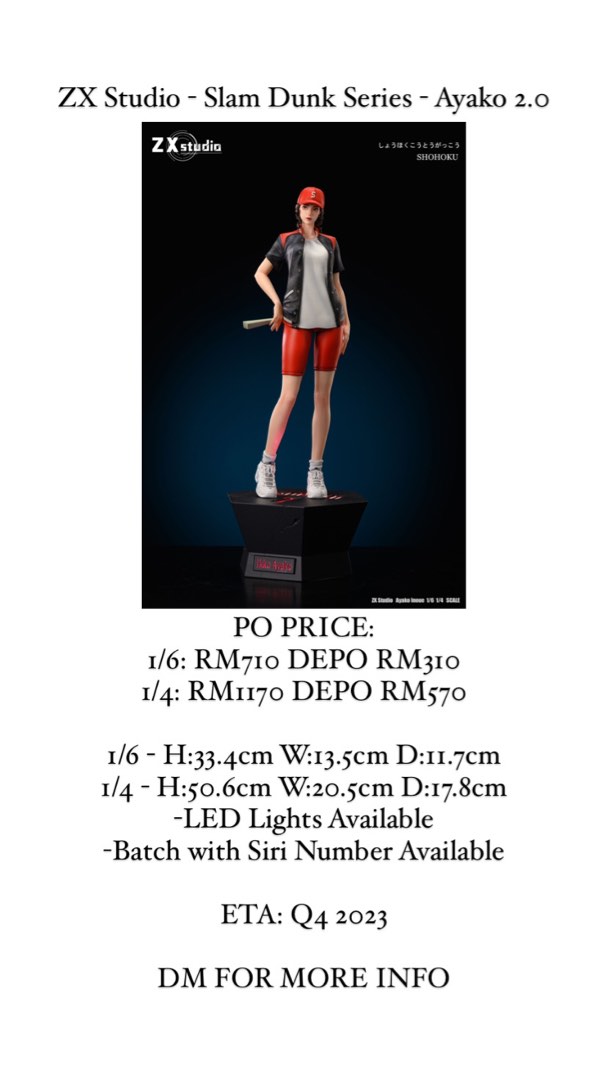 ZX Studio - Slam Dunk - Ayako 2.0, Hobbies & Toys, Toys & Games on ...