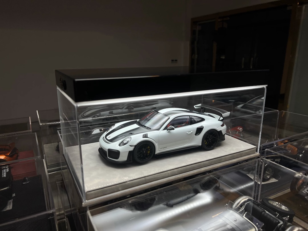 1/18 Cars Acrylic Display Case with Premium Base + Optional LED ...