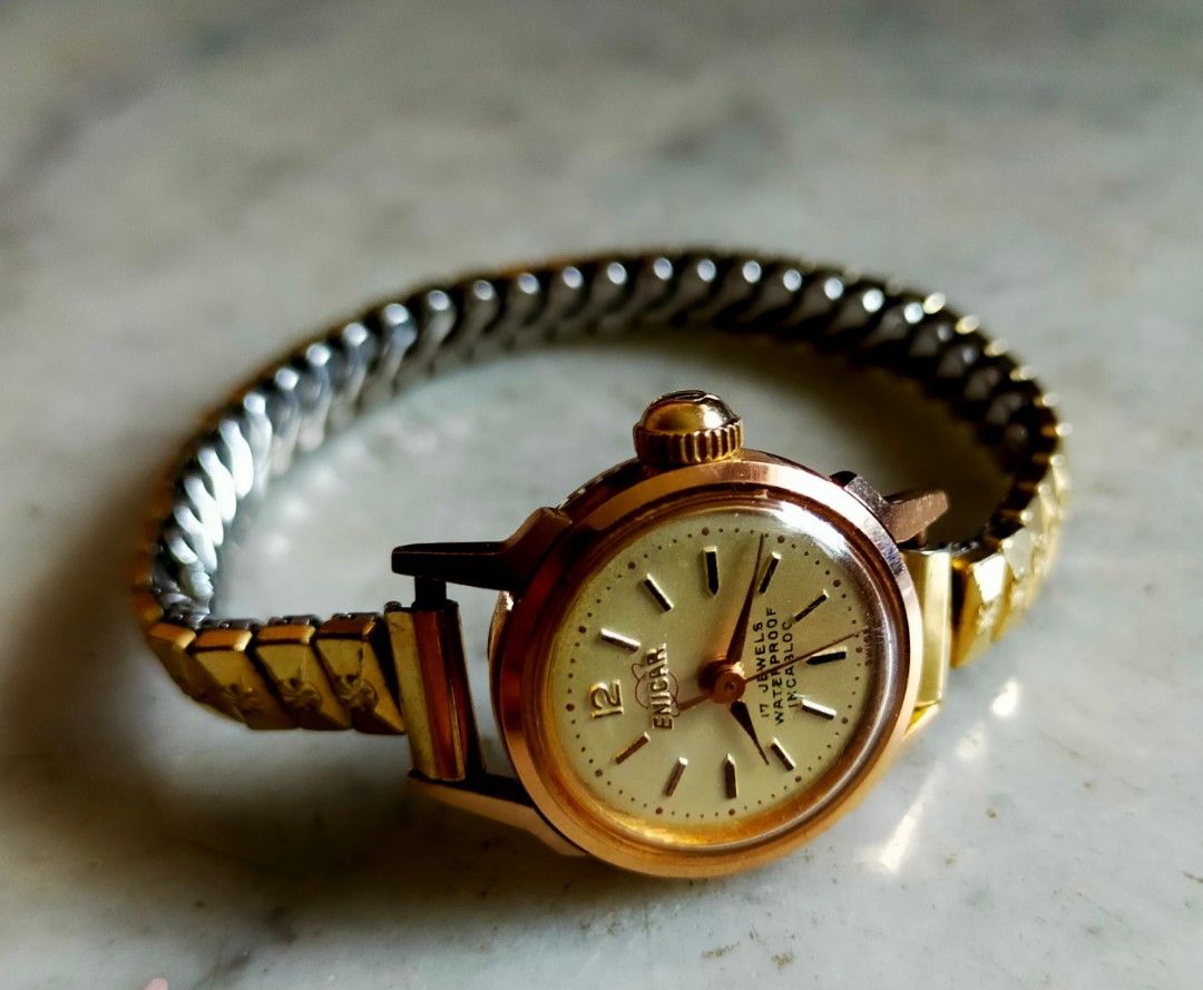 14k gold Enicar chic wear, Women's Fashion, Jewelry & Organisers ...