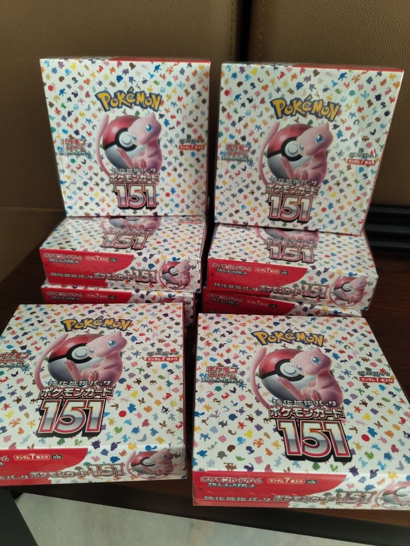 Pokemon 151 box - Japanese, Hobbies & Toys, Toys & Games on Carousell
