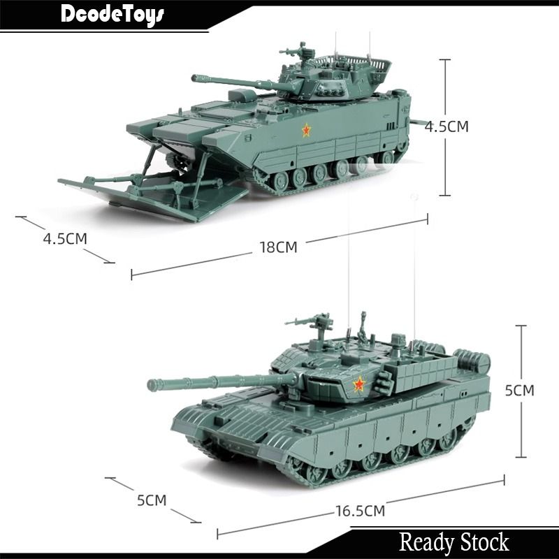 1/72 China ZTZ-99A ZTD-05 Amphibious Military Tank 4D mini model kits ...