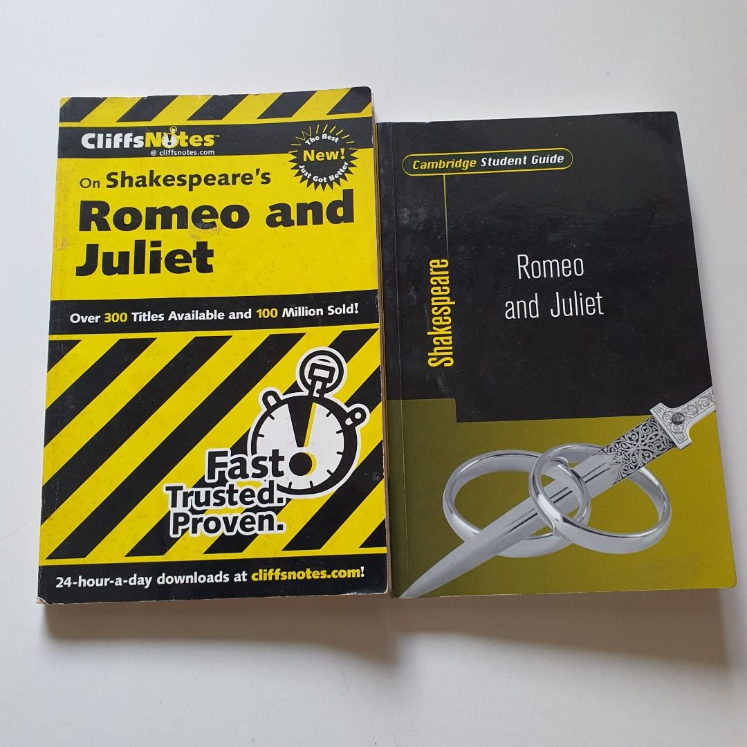 2 Study Guides fof Shakespeare's Romeo and Juliet (Cliff Notes and ...