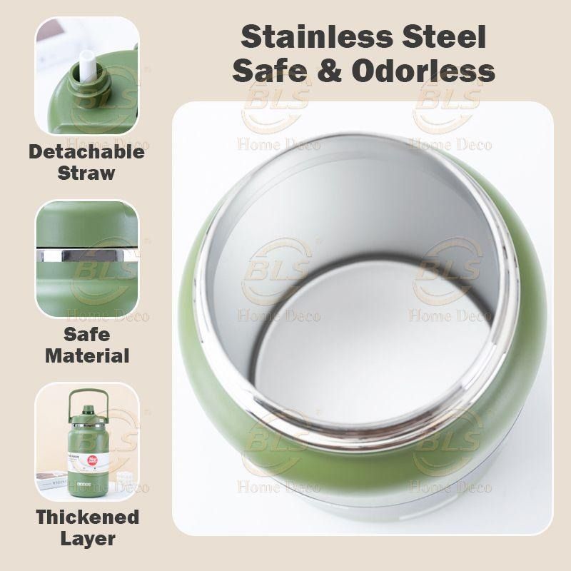 4.6L Stainless Steel Vacuum Flask Super Large Insulated Water Bottle ...