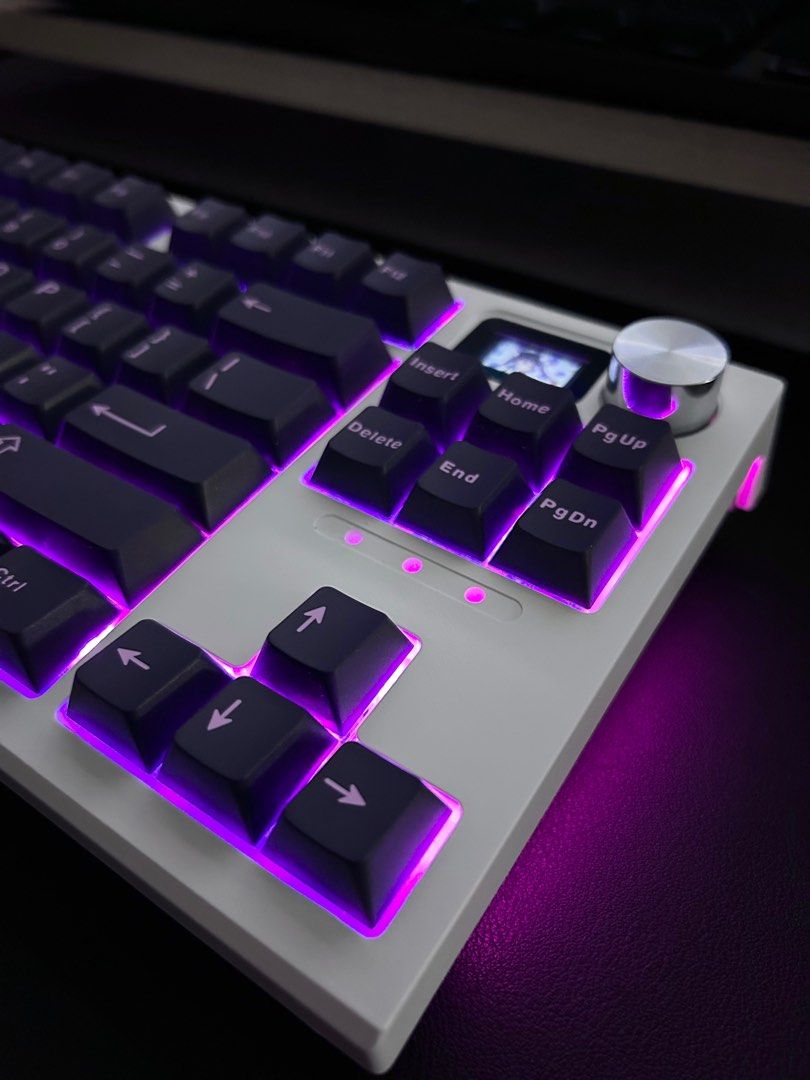 80% 87% TKL Custom Mechanical Keyboard (Amethyst Purple Keycaps ...