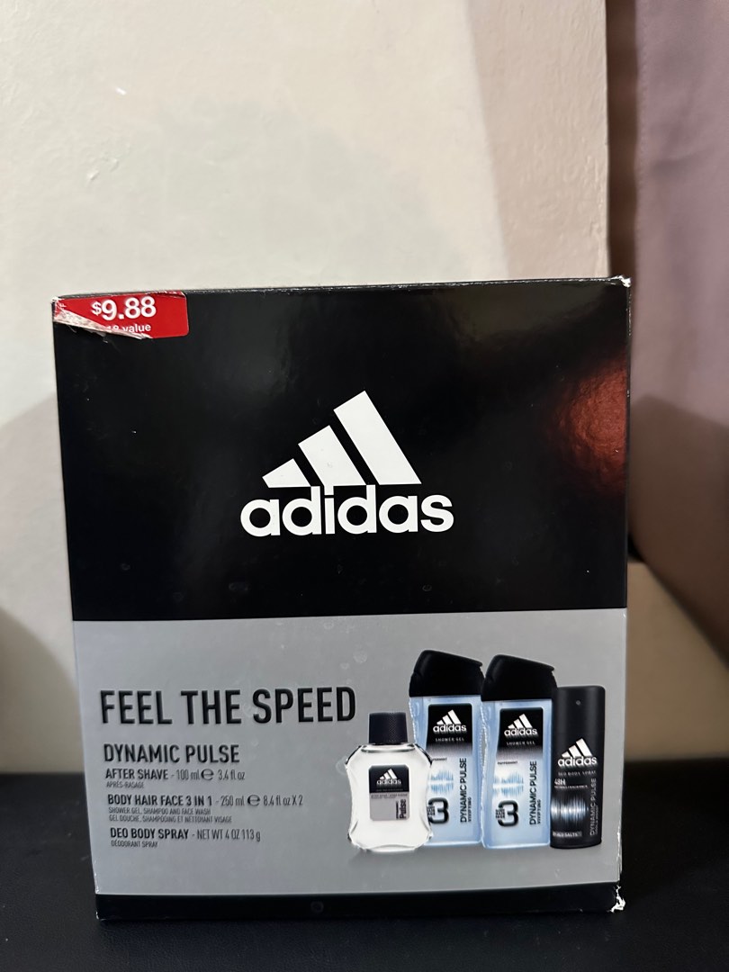 Adidas feel the speed gift set on Carousell