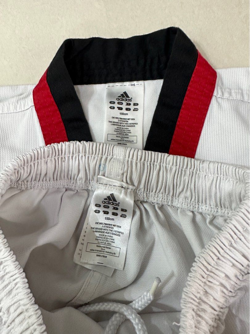 Adidas Taekwondo Uniform - Poom / 150cm, Sports Equipment, Other Sports Equipment and Supplies ...