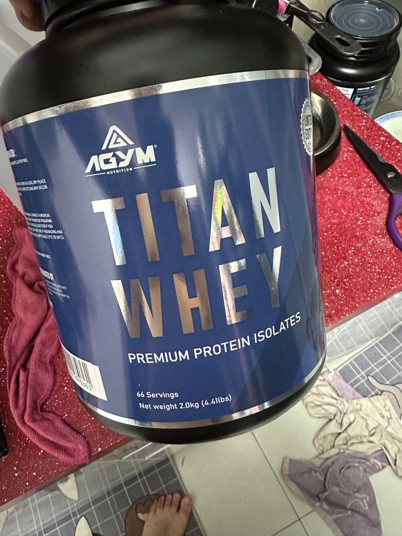 AGYM Whey Protein (Blueberry), Health & Nutrition, Health Supplements ...