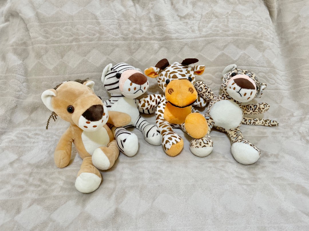 Animal Plushies Set of Four on Carousell