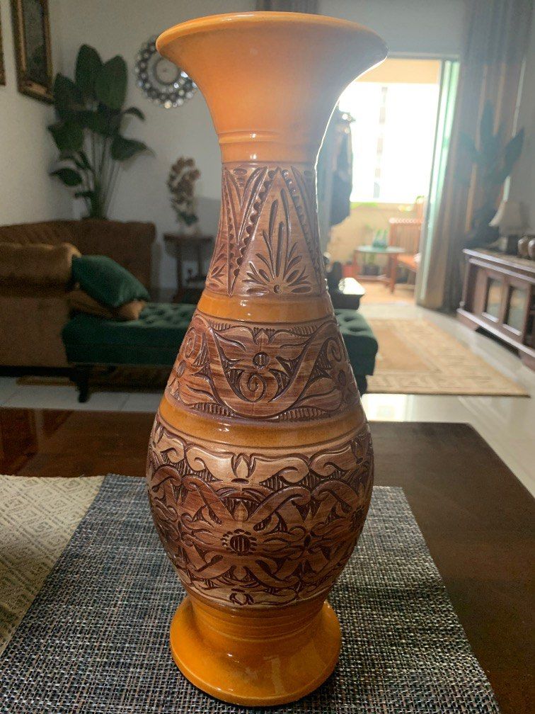 Antique Vase / Pasu Sarawak Antik, Furniture & Home Living, Furniture ...