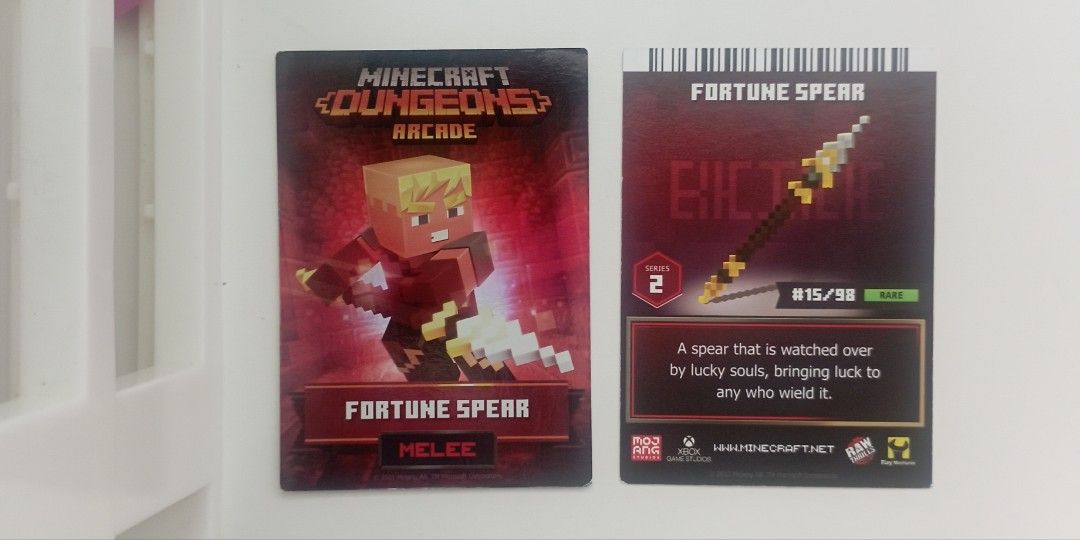 Arcade Minecraft Dungeon Card (Melee), Hobbies & Toys, Toys & Games on ...