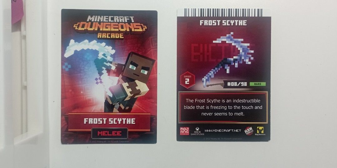 Arcade Minecraft Dungeon Card (Melee), Hobbies & Toys, Toys & Games on ...