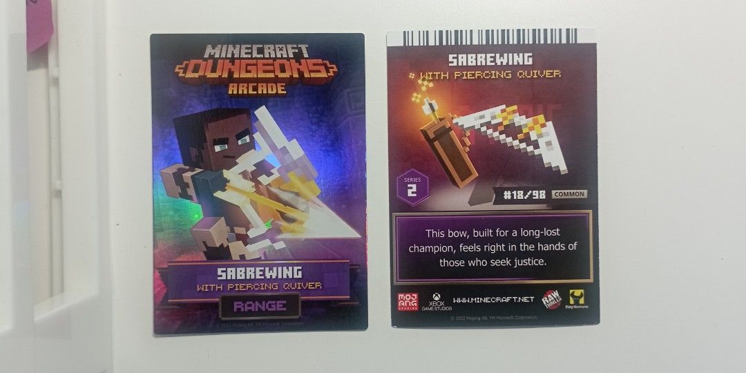 Arcade Minecraft Dungeon Card (Range), Hobbies & Toys, Toys & Games on ...