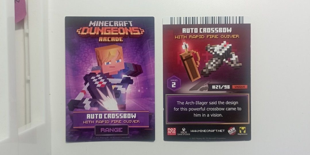 Arcade Minecraft Dungeon Card (Range), Hobbies & Toys, Toys & Games on ...