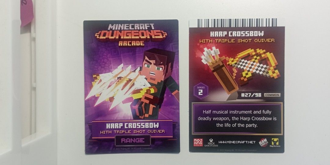 Arcade Minecraft Dungeon Card (Range), Hobbies & Toys, Toys & Games on ...