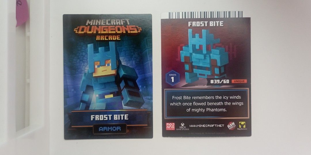 Arcade Minecraft Dungeon Card (Armour), Hobbies & Toys, Toys & Games on ...