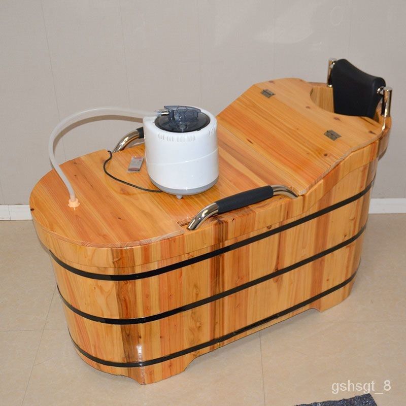 Armrest Barrel Body Bath Barrel Household Wooden Barrel Bathtub Solid ...