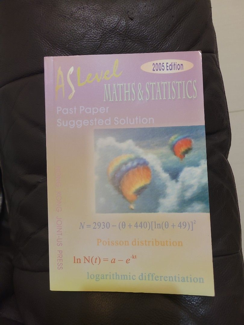 AS Level Maths & Statistics Past Paper, 興趣及遊戲, 書本 & 文具, 教科書 - Carousell