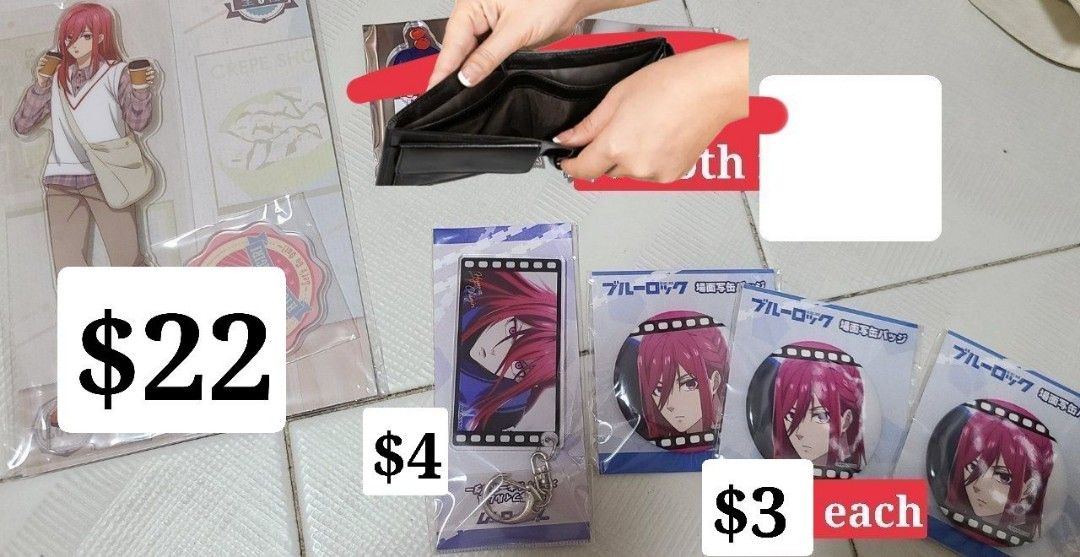 Assorted Bluelock merch (chigiri hyoma/bachira meguru/ kunigami rensuke ...