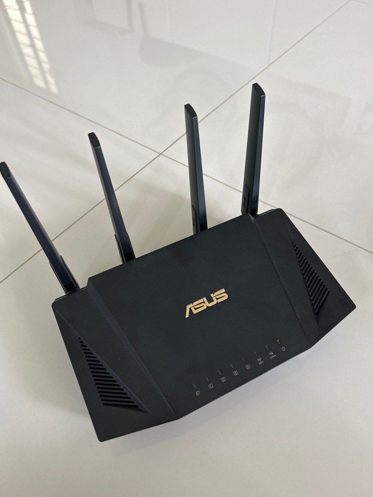 ASUS AX3000 Dual Band Router RT-AX58U, Computers & Tech, Parts ...