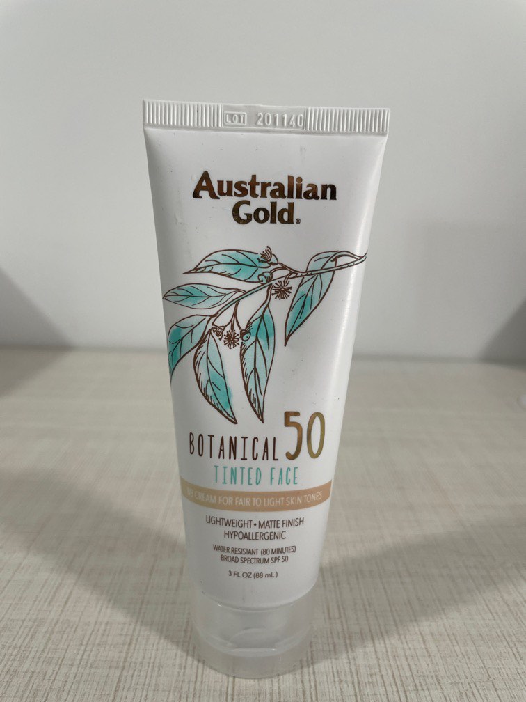 Australia Gold Botanical SPF 50 Tinted Mineral Sunscreen, Beauty ...
