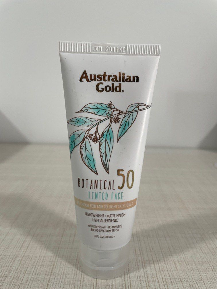 Australia Gold Botanical SPF 50 Tinted Mineral Sunscreen, Beauty ...