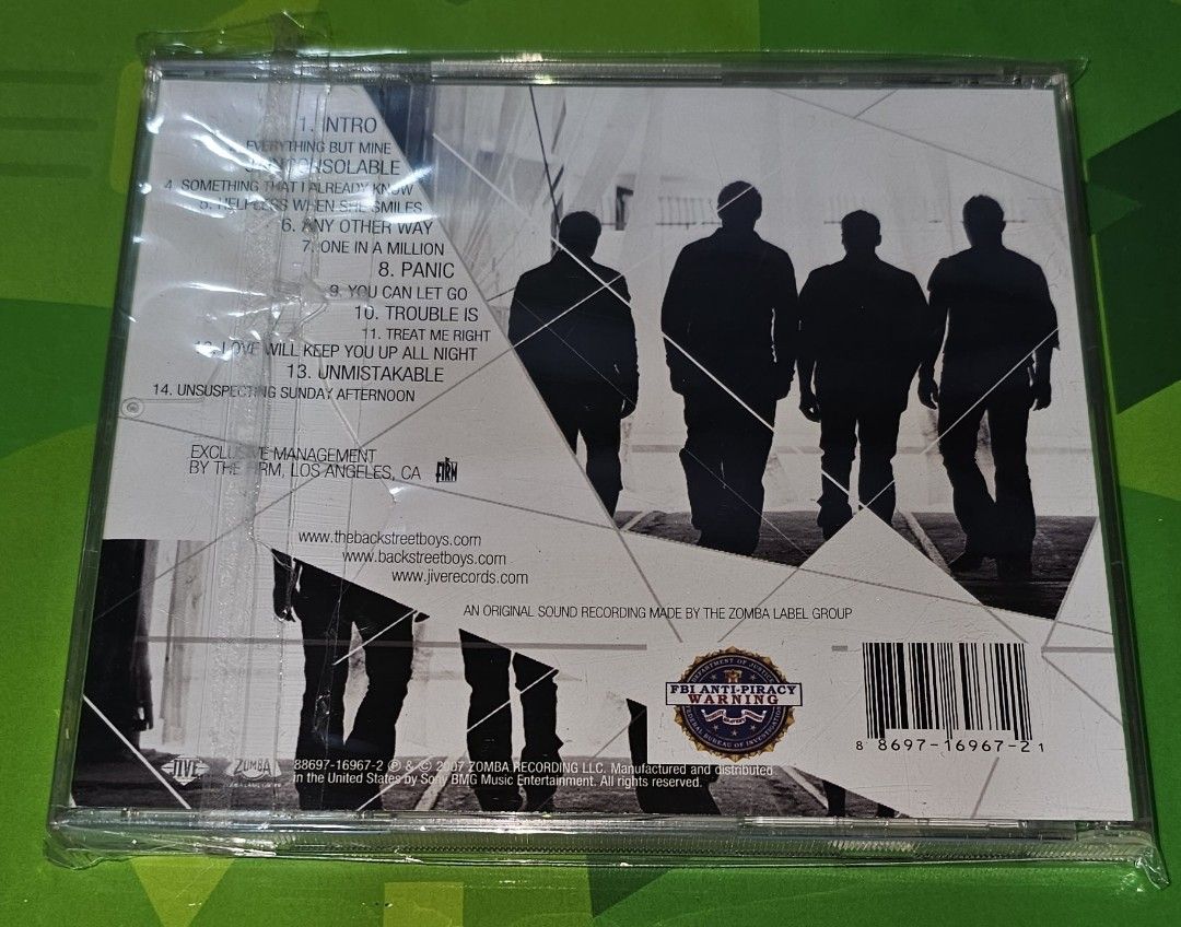 Backstreet Boys - Unbreakable - CD Mint, Hobbies & Toys, Music & Media ...