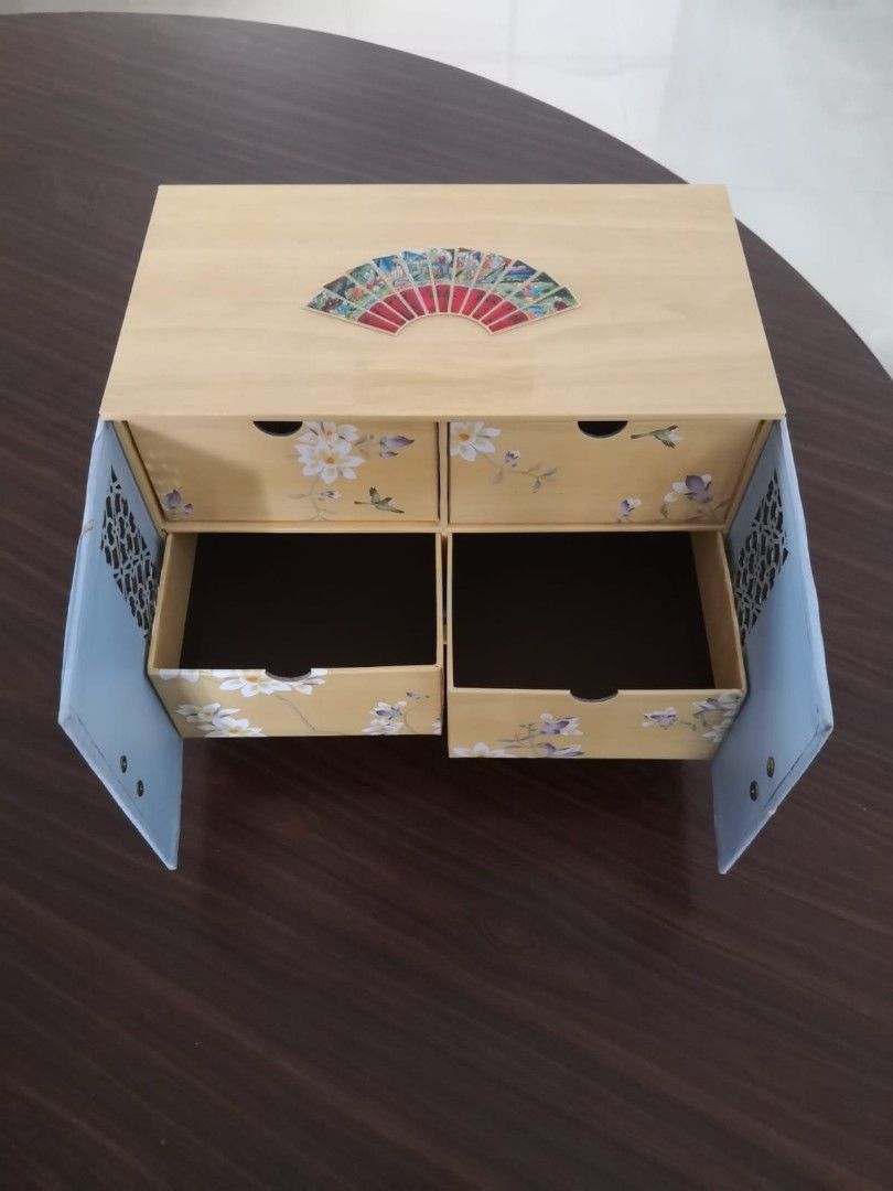 beautiful mooncake box reuse as accessories storage box, Women's ...