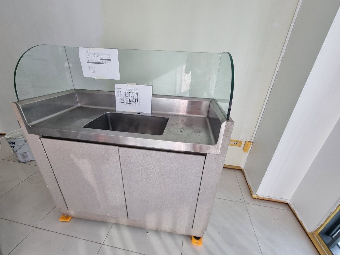 Beautiful stainless Steel basin set, Furniture & Home Living, Bathroom ...