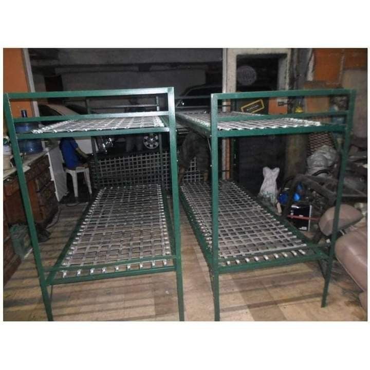 bed double deck military spring, Furniture & Home Living, Furniture ...